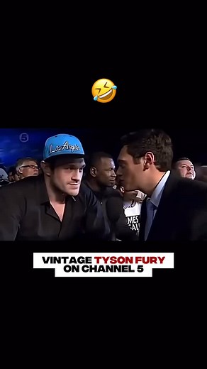 The presenter was stressing. 😂 A very unpredictable Tyson Fury on Channel 5 in the UK in 2012. 🎥 : @tysonfury | FIGHT - The Home For Combat Sports