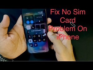 How To Fix Sim Card is not installed On iPhone X, Xs, 11, 12, 12 Pro Or Any iPhone 2021