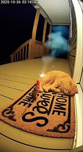 Cat Thinks It Caught A Mouse, Gets Humiliated Instead