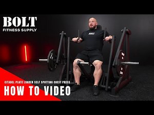 Citadel Plate Loaded Self Spotting Chest Press | How To Workout ft. Hunter Labrada
