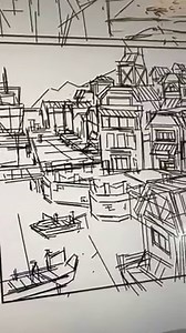 Bot-9 panel layout WIP. Preorder my newest graphic novel along with my new Artbook “Creations Vol 1” March 3rd on Kickstarter! https://www.kickstarter.com/projects/dereklaufman/creations-vol1 | The Art of Derek Laufman