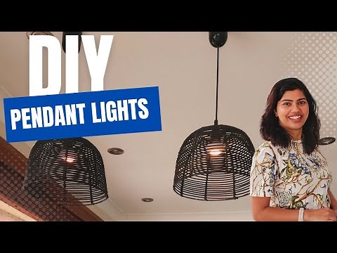 DIY Pendant Lights | No Hardwiring | Easy to Install Lights