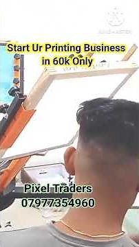 Screen Printing Machine , Training in pixel traders Mumbai #screenprinting