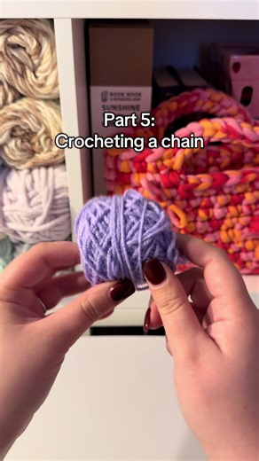 How to crochet: part 5 - crocheting a chain A bit of a longer one today! But in this video I show how to make a crochet chain 🥰 #crochet #craftygirl #hobby #howtocrochet #crochetersoftiktok