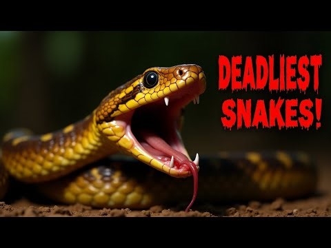 Top 10 Most Venomous Snakes in the World 🐍☠️ | Deadliest Bites Ranked ‪@animalfactswithjimmy‬