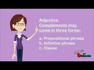adjective complement