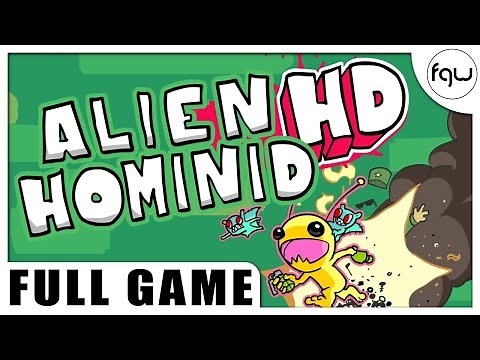 ALIEN HOMINID HD Gameplay Walkthrough FULL GAME (PC 4K 60FPS)