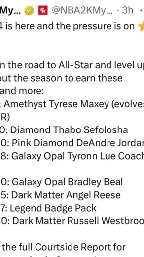 2k leaked the level 40 rewards!