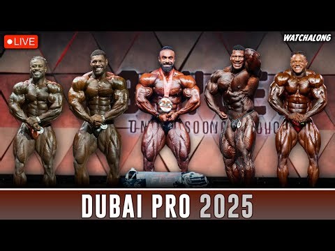 LIVE 🔴 Dubai Pro 2025 | Bodybuilding, 212, Classic, MPD (Watchalong)