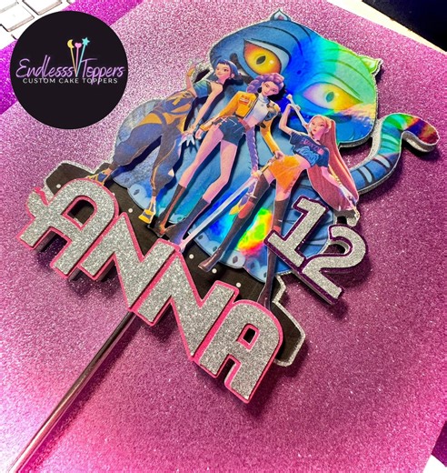 Custom 3D Cake Toppers, KPDH, Birthday, Kpop Demon Hunters - Etsy