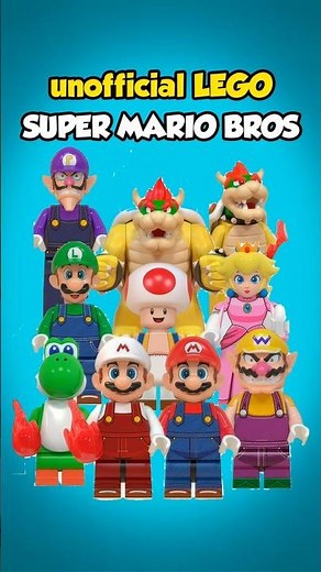 LEGO Super Mario Bros Set | Premium Custom Minifigures Collection