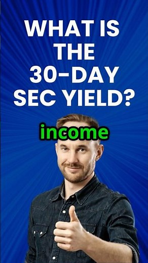 Understanding the 30 Day SEC Yield in 60 Seconds! #yieldinvesting #30daySECyield
