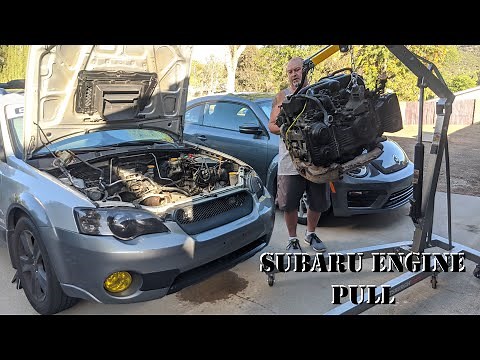 Subaru Outback XT EJ25 Engine Removal