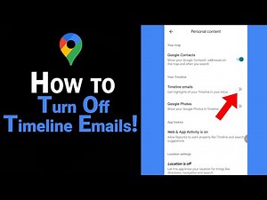How to Turn Off Timeline Emails on Google Map [New]