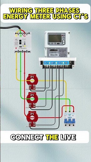 Every Electrician Should Know THIS 3-Phase Meter Wiring Trick!