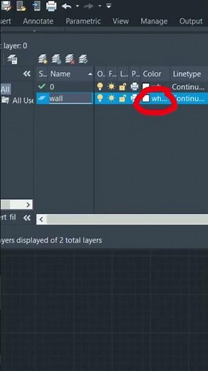 how to set layer in autocad💡 #autocad #tutorial
