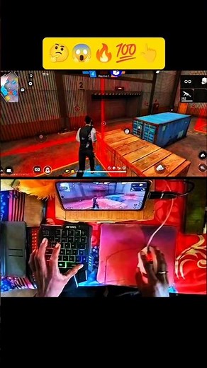 Mastering Free Fire: Keyboard and Mouse Gameplay with Handcam .....more