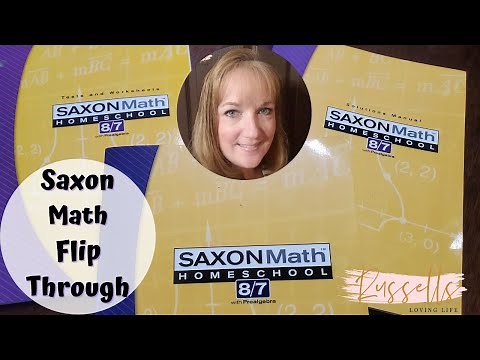 Saxon Math Homeschool 8/7 with Prealgebra || Math Homeschool Curriculum || Saxon Math || Prealgebra