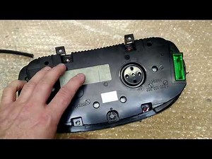 VW Golf 4 instrument pinout,connect on table