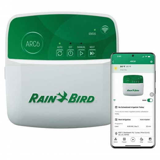 Reviews for Rain Bird ARC6 6-Zone App Based Indoor Residential Irrigation Controller | Pg 2 - The Home Depot