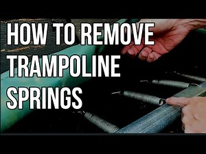Trampoline Springs HACK - How to Remove WITHOUT a Tool or a Spare Spring. Great LIFE HACK #lifehacks