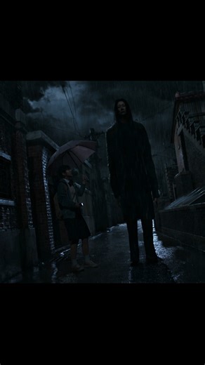 Shared an Umbrella With a Stranger... She Turned Into a Monster #shorts #lightshop