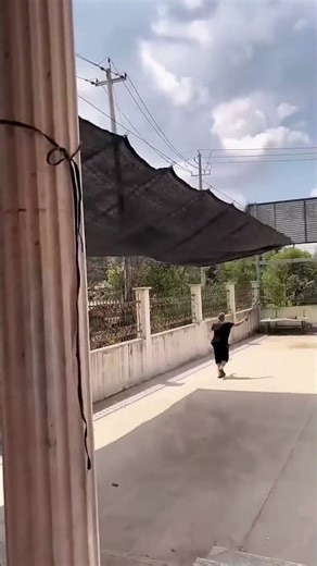 Installation process of dustproof sunshade nets