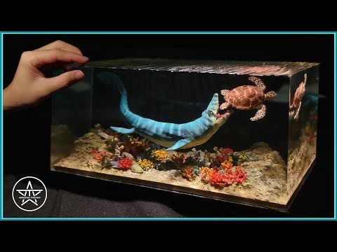 Shadowfang Mosasaurus | AmazingTrungX DIY Epoxy Resin Diorama
