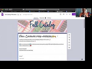 Creating a Google Form for PRE-Orders/Bulk Orders ☑️