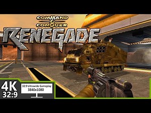 COMMAND & CONQUER RENEGADE MULTIPLAYER with Bots Gameplay - 32:9 Aspect Ratio