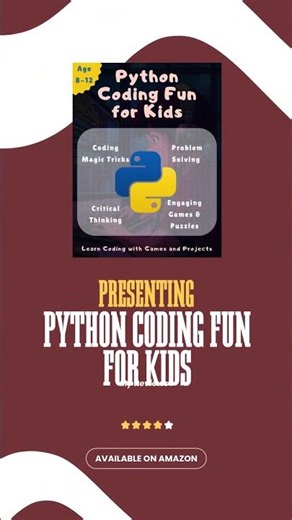 Python Coding Fun for Kids #booksforyou #booklaunch #bookstoread #booklovers #kidsbooks