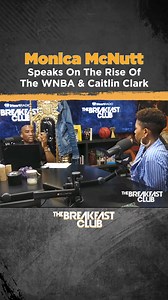 455K views · 5K reactions | #MonicaMcNutt speaks on #CaitlinClark’s growth since being in the Pros and her hope of WMBA since she's entered the Pro's! “I’ve never cheered so much for a white woman in my life” - Charlamagne Tha God | Breakfast Club | Facebook