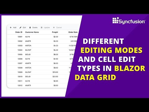 Blazor DataGrid: A Tutorial on Editing Modes and Cell Edit Types