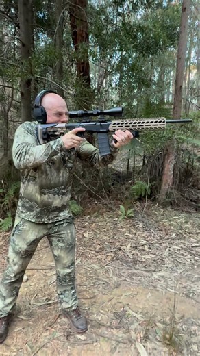 Alcor 223 Button Release Rifle. Very smooth to shoot and now also legal in NSW. Do you like the tactical version or the traditional timber look? | 4wd TV