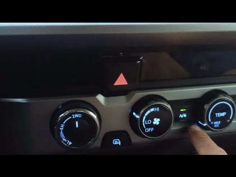 Toyota Tacoma 2016 TRD 4x4 A/C turning off -Codigo de falla B1422