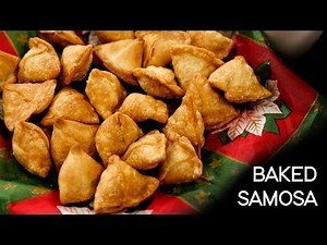 Mini Samosa Recipe - Moong Dal Namkeen Baked Samosas - CookingShooking