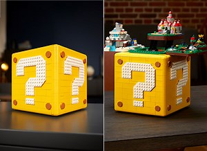 LEGO Super Mario 64 Question Block (71395) Opens Up to Reveal Scenes from the Iconic Nintendo Game