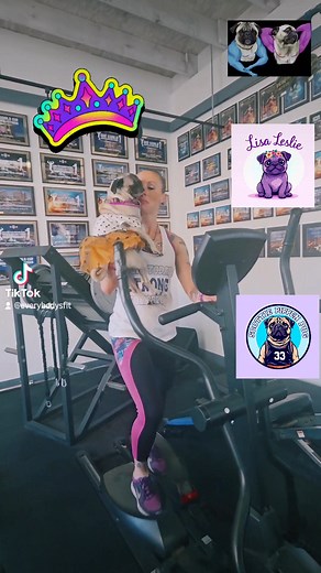 Lisa Leslie is my cardio queen 👸 👑 #cyndilauper #cardio #elliptical #cardioqueen #princess #shebop #scottiepippen #lisaleslie #NBA #wnba #basketball #pugs #pug #dogs #dog #pugmom #doglover #dogmom #dogcare #dogtreats #dogtok #dogshorts #puppies #puppy #dogreels #funnyanimals #dogvideo #animalvideos #mascot #doglife | Every BODY's Fit