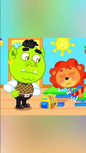 Điểm kém ở trường | Gia Đình Sư Tử | Hoạt hình thiếu nhi