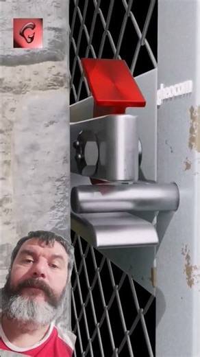 #gheocom Sliding gate lock #shorts