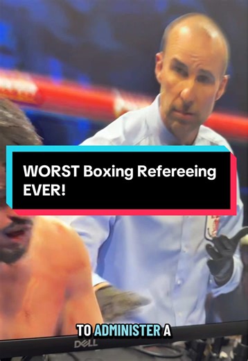 WORST Boxing Refereeing EVER! #boxing #bakerboxing