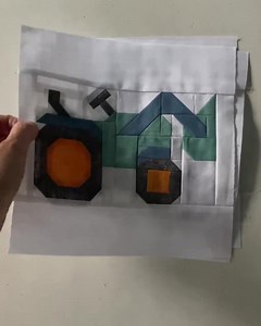 PDF Quilt Block Pattern – Tractor Front Loader – Vehicle Quilt Pattern - Etsy