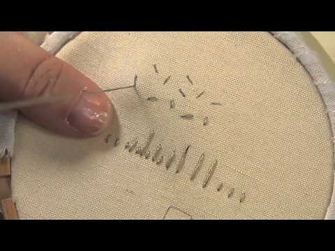 Broderie : Le point lancé - Les petites leçons de Marie Suarez