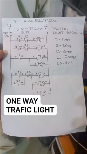 224K views · 1.9K reactions | Diagram One Way Trafic Light ito po clear diagram sa mga ng PM sa atin po , Maraming salamat sa pag fo l low sa atin #electrician #relay #panelboard #control #light #switch #wiring #outlet #diy #electrical | Electricians Guide | Facebook