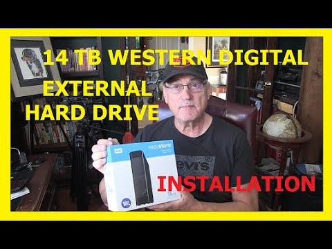 14 TB Western Digital External Hard Drive Installation