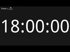 18 Hour Countup Timer