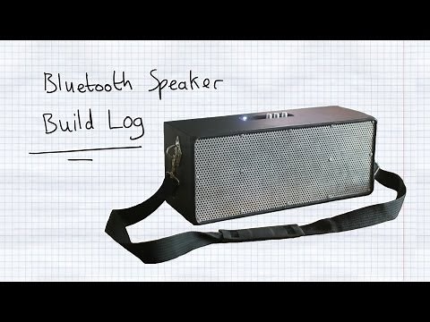 Homemade Bluetooth Boombox - Build Log