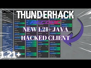 *NEW* DOWNLOAD: THUNDERHACK RECODE Client 1.21 Minecraft Java Edition - FREE