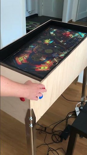 Homemade Virtual Pinball Machine (32inch playfield @ 2560x1440/ Razer Blade 14 RTX 3060/ DIY)