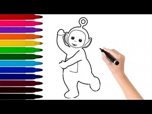 Teletubbies Easy Drawing For Kids & Toddlers